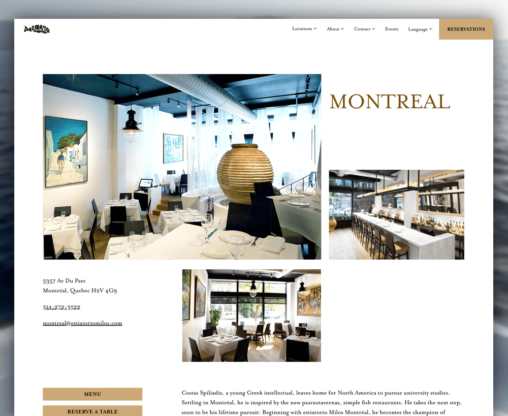 Toronto Web Design Work - Simplistics